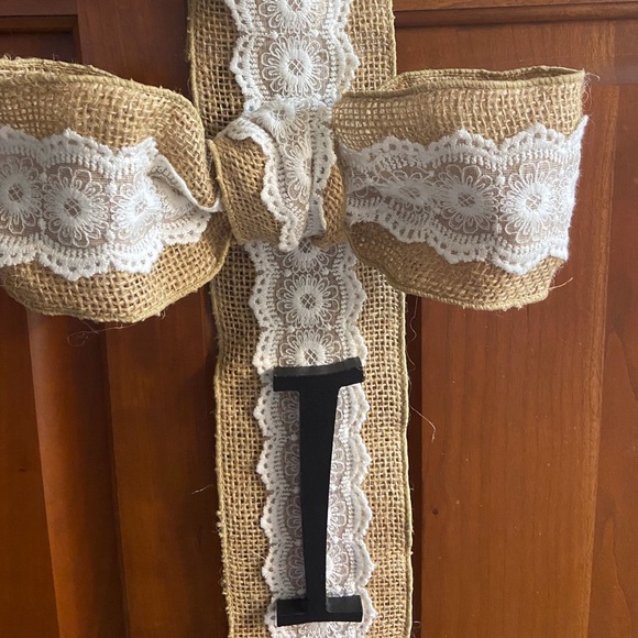 Hand Crafted | Party Supplies | Handmade Burlap And Lace Bow Wedding ...
